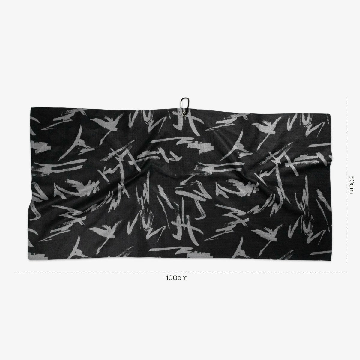 BLACK FLOW - Large Golf Towel – CHROMA GOLF